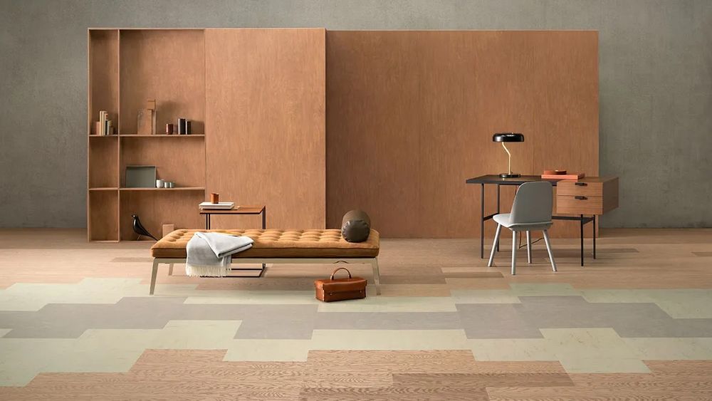 Planchers Revêtement de sol en Linoléum de Marmoleum - Écohabitation