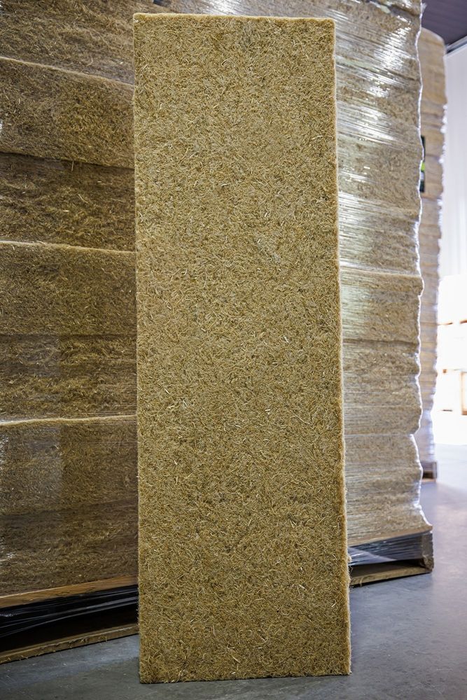 Isolants de chanvre Matelas isolant de fibres de chanvre de Profib Mat ...