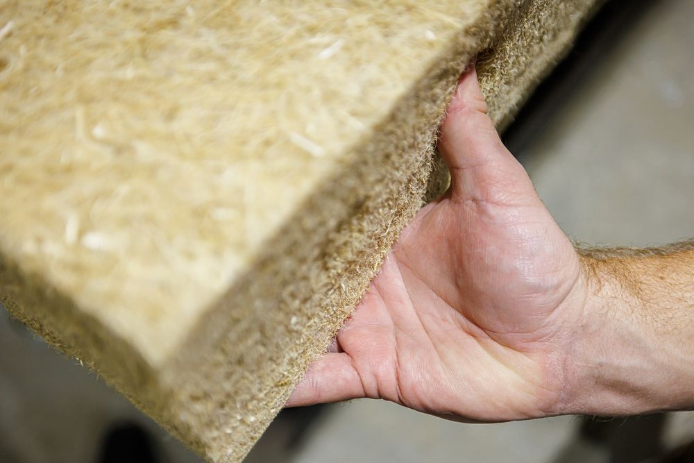 Isolants de chanvre Matelas isolant de fibres de chanvre de Profib Mat ...