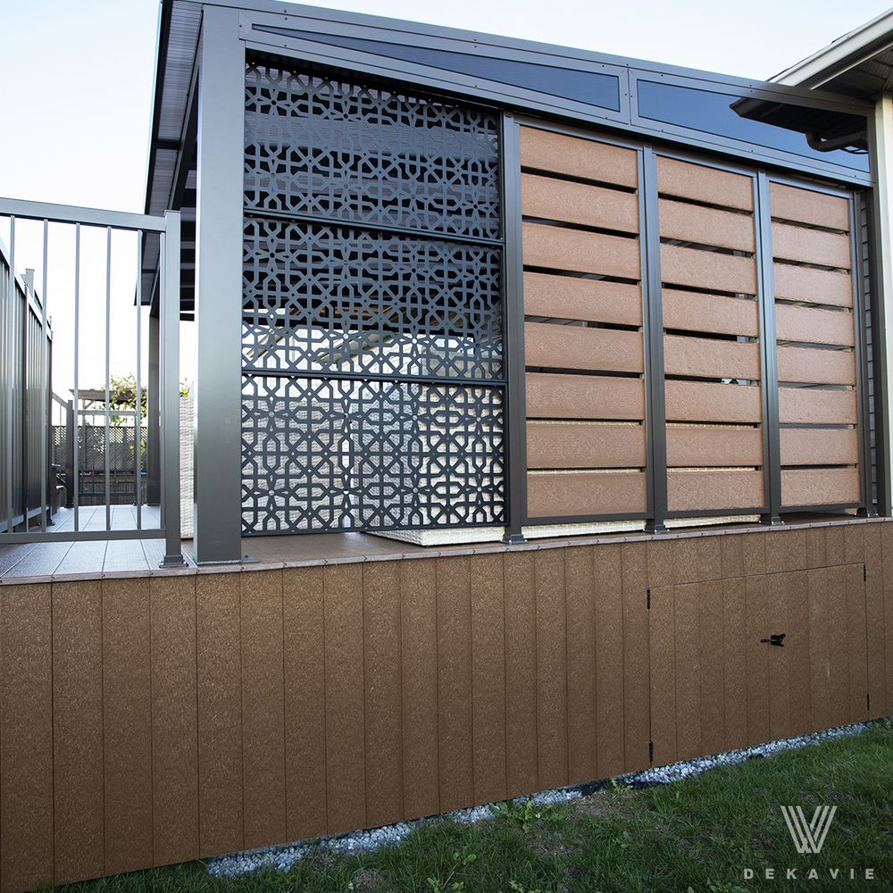 Matériaux pour terrasses Murs d'intimité pour patio ou terrasse Dekavie ...