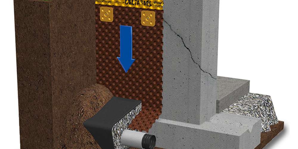 Imperméabilisation DELTA®-MS Dörken Systems Inc. - Écohabitation