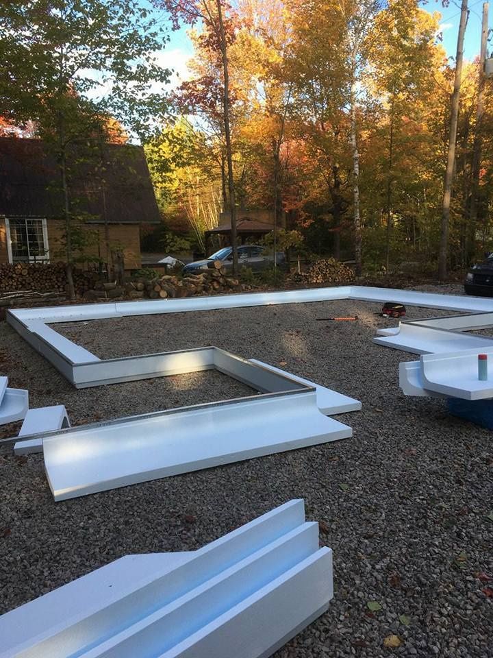 Dalle structurale isolée en kit Système ISO-SLAB 18po de ISO-SLAB ...