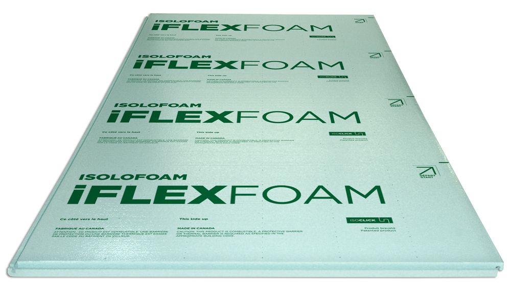 Panneau isolant en polystyrène expansé iFLEXFOAM par Groupe Isolofoam ...