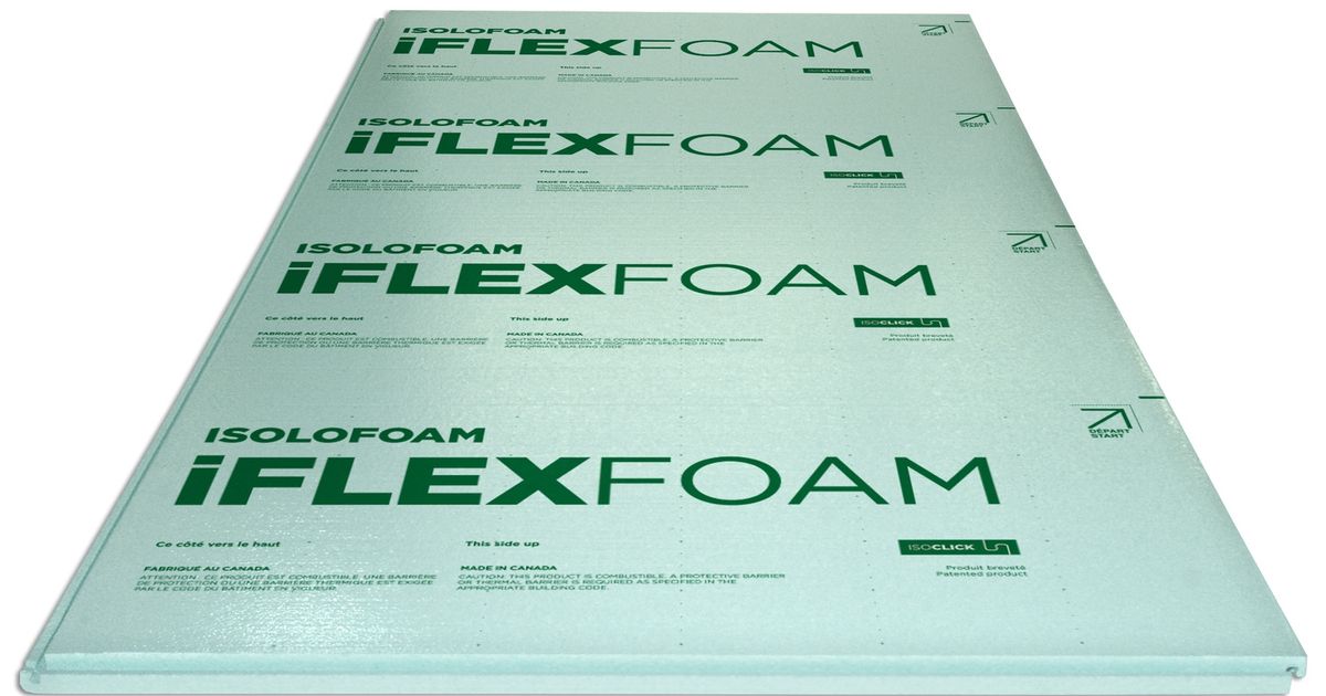 Panneau isolant en polystyrène expansé iFLEXFOAM par Groupe Isolofoam ...
