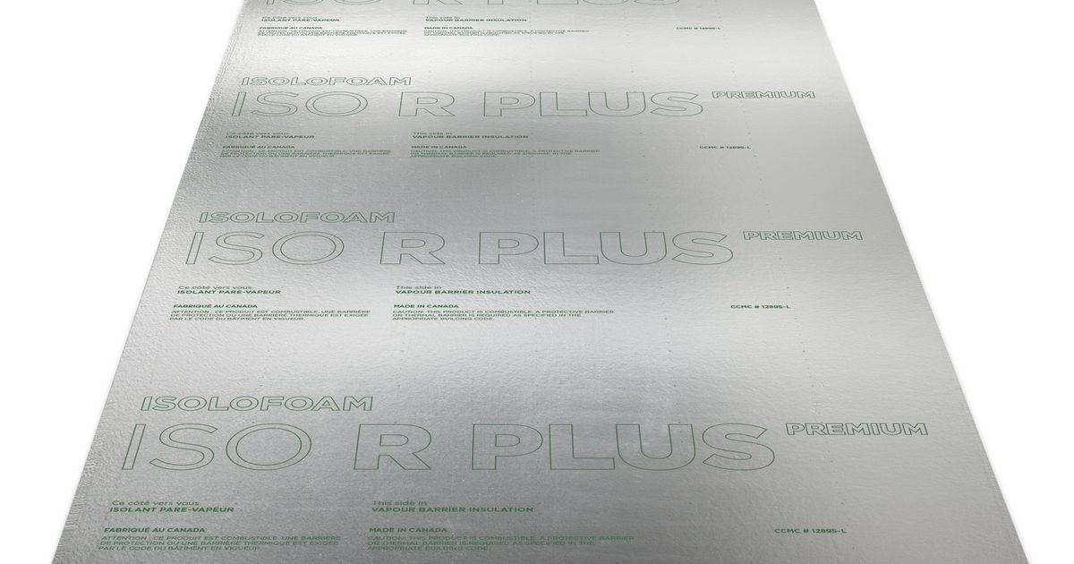 Isolant rigide fait de polystyrène expansé ISO R PLUS premium par ...