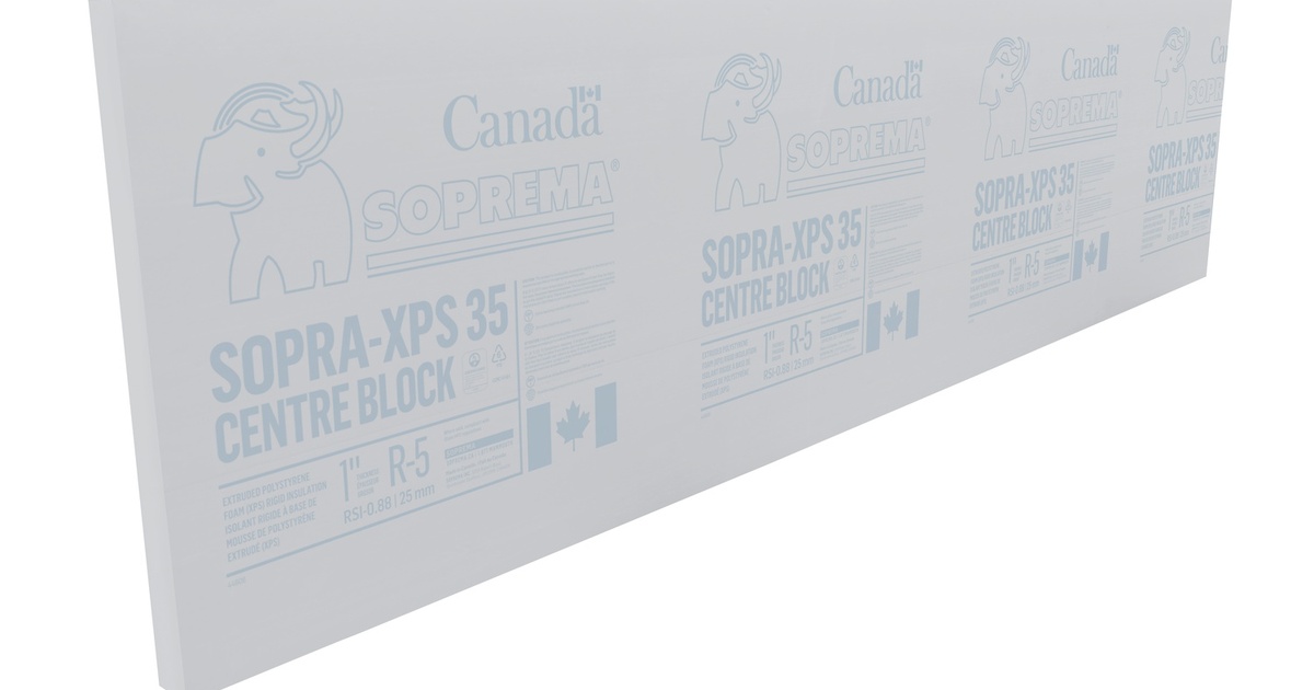 Isolants de polystyrène extrudé SOPRA-XPS de SOPREMA - Écohabitation