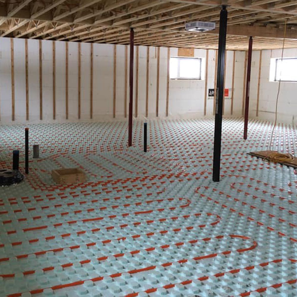 Panneau isolant pour plancher chauffant hydronique ISORAD V2 par Groupe ...