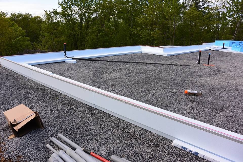 Dalle structurale isolée en kit Système ISO-SLAB 18po de ISO-SLAB ...