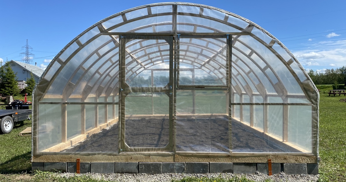 GREENHOÜSE - Serre de 16' x 24' - Écohabitation