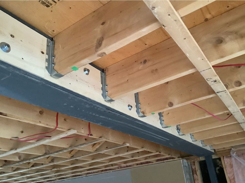 Poutre d'acier encastrée - Écohabitation