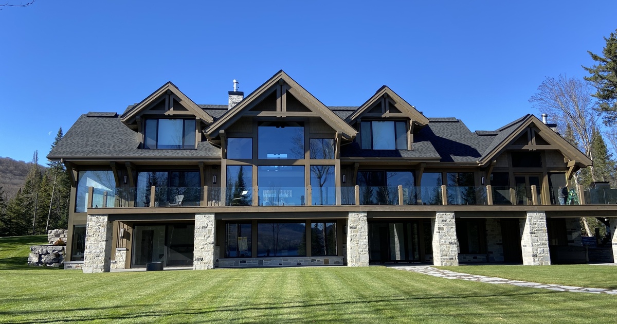 Concepteurs et fabricants de structures de bois Projet St-Donat Harkins ...