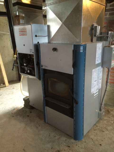 Installations de fournaises combinés au bois et électrique - Écohabitation