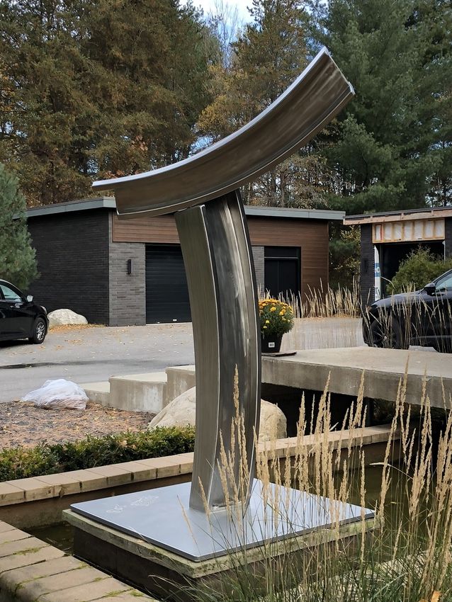 Sculptures de Claude Millette, crédit photo M. Lanciault - Écohabitation