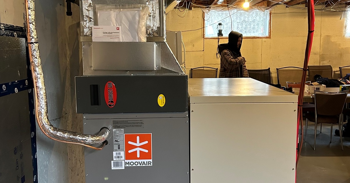 Remplacement d'une fournaise au mazout pour un accumulateur de chaleur ...