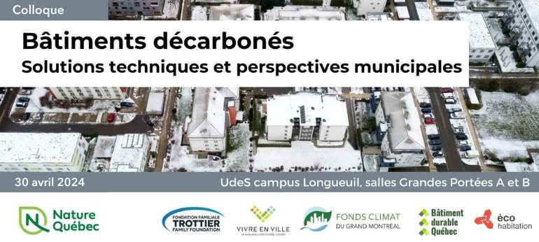 Un Colloque pour la Décarbonation des Bâtiments 15 Fev 24 - Écohabitation
